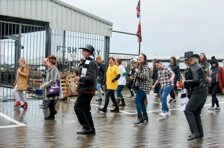 Flash Mob Takes Over North Shields Fish Quay with “The Geordie Line ...